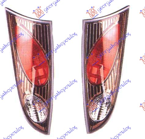 STOP LAMPA TUNING SET CRNA (LEXUS) FORD FOCUS (1998-2004)