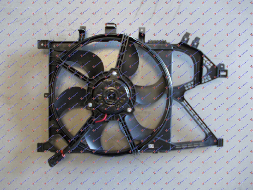 VENTILATOR KOMPLET (39cm) 2PIN OPEL CORSA C (2000-2006) (OEM: 1314442)