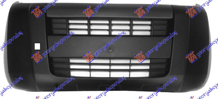 PREDNJEG BRANIKA CRNI FIORINO CARGO (BEZ MAGL) FIAT FIORINO/QUBO (2008-2016) (OEM: 735469400, 1609861280, 7401PN)