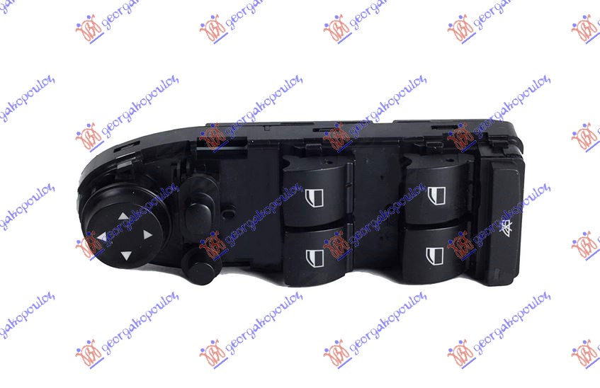 PREKIDAC U PREDNJIM VRATIMA PREKLOPNI (CETV) (18 PIN) Leva str. BMW X5 (E70) (2010-2013) (OEM: 61316948623, 61316948634, 61316970216)