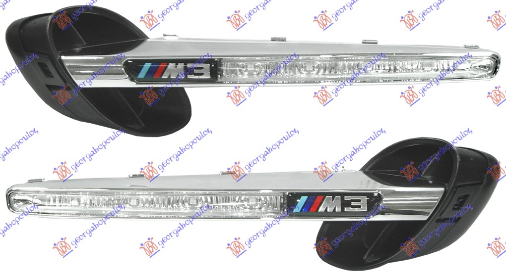 MIGAVAC U KRILU KOMPLET M3 Desna str. BMW SERIES 3 (E92/93) COUPE/CABRIO (2007-2011) (OEM: 51138046501)