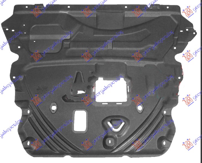 ZASTITA MOTORA PREDNJA PLASTICNI FORD KUGA (2020-) (OEM: 2462505)