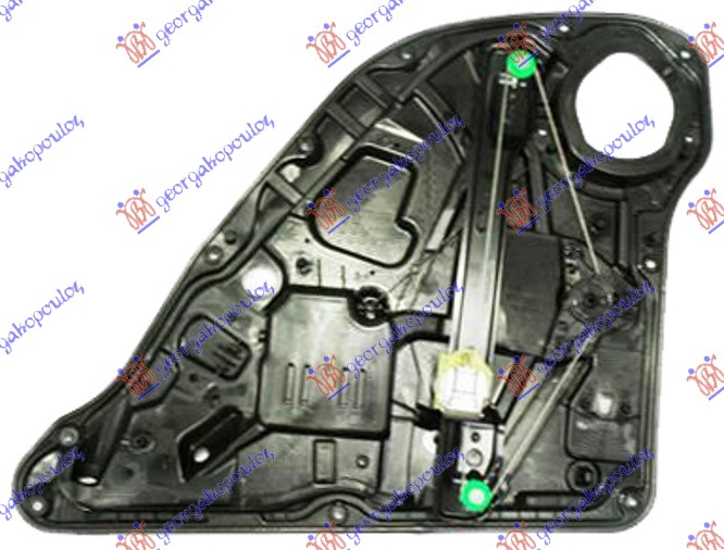 PODIZAC ZADNJEG PROZORA ELEKTRICNI (BEZ MOTORA) Leva str. MERCEDES GLE (W166) (2015-2019) (OEM: 1667300179)