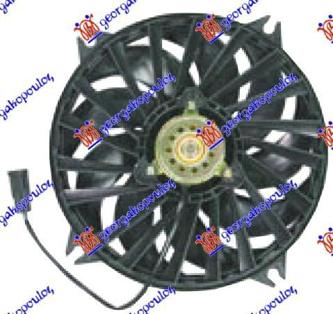 VENTILATOR (MOTOR+ELISA) BENZIN-DIZEL CITROEN XSARA (2000-2004) (OEM: 1253.?4, 12534)