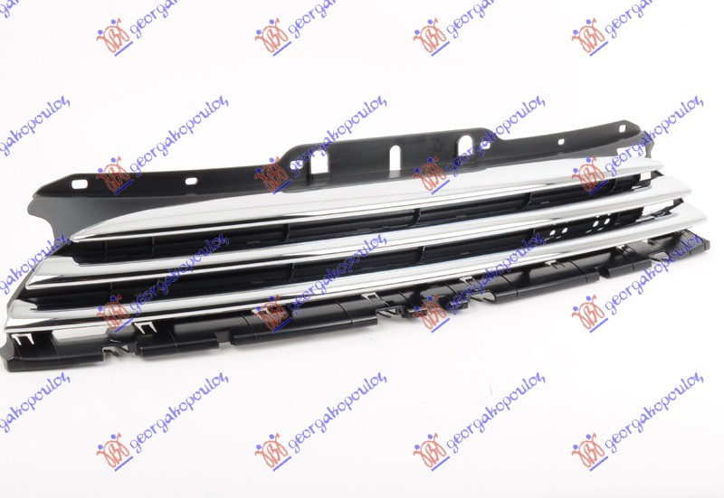 PVC MASKA CRNA SA HROM LAJSNOM MINI COOPER/ONE (R56) (2011-2014) (OEM: 51117317264)