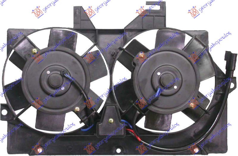 VENTILATOR A/C (DUPLO) KOMPLET BENZIN – DIZEL FORD TRANSIT (1995-2000) (OEM: 1102063)