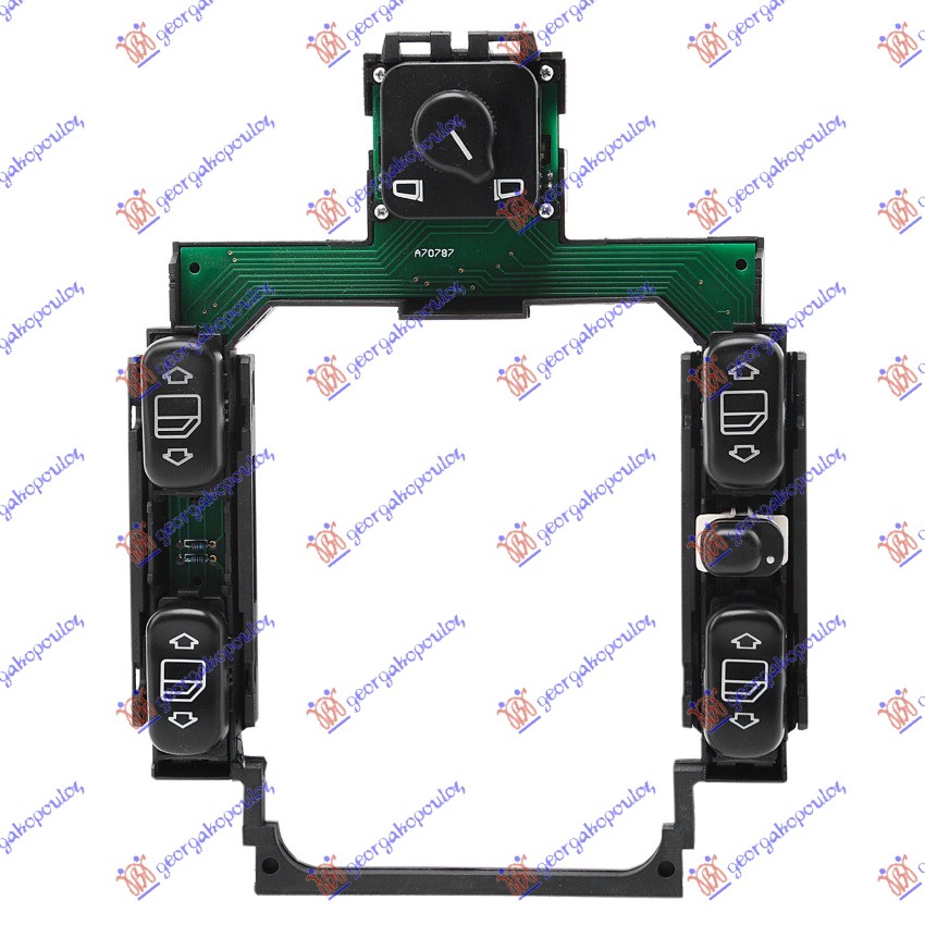 PREKIDAC RETROVIZORA PREDNJEG CENTRALNOG 26PIN MERCEDES C CLASS (W202) (1993-1999) (OEM: 2028208210)