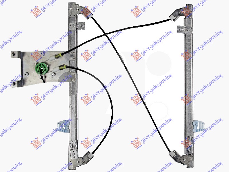 PODIZAC PREDNJEG PROZORA ELEKTRICNI (BEZ MOTORA ) (A KV) Desna str. CITROEN XSARA PICASSO (1999-2007) (OEM: 9222F9)