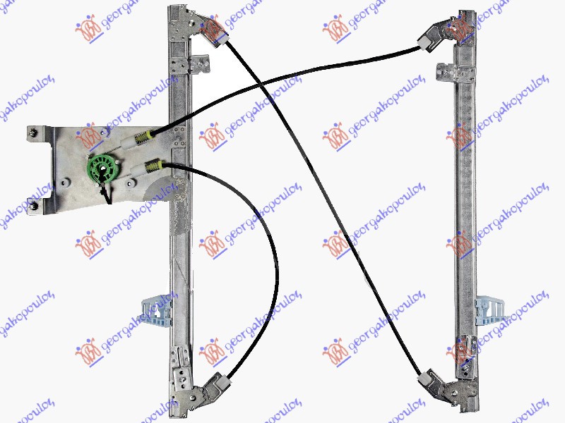 PODIZAC PREDNJEG PROZORA ELEKTRICNI (BEZ MOTORA ) (A KVA) Leva str. CITROEN XSARA PICASSO (1999-2007) (OEM: 9221G2)