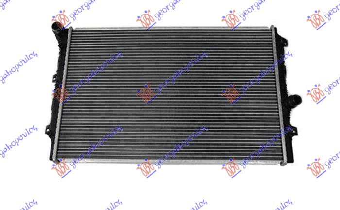 HLADNJAK MOTORA 2.0 BENZIN 2.0 DIZ (65×45) LEMLJEN SKODA YETI (2013-) (OEM: 1K0121251BK, 1K0121251DM, 1K0121251EH)