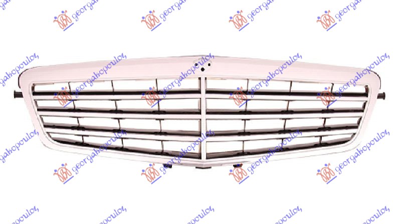 PVC MASKA HROM/CRNA AVANTG. MERCEDES E CLASS (W212) (2009-2013) (OEM: 21288005839040)