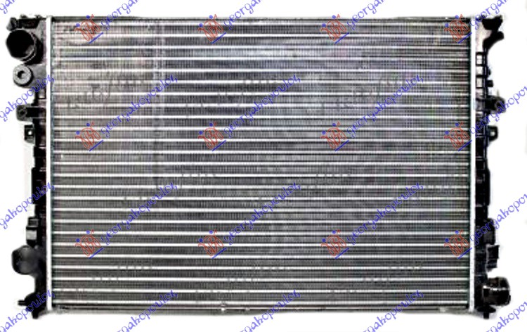 HLADNJAK 2.0HDI +/ – A/C (67×44.6×27)BEZ VENTIL PEUGEOT EXPERT (2004-2007) (OEM: 1482543080)