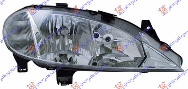 FAR DUPLO SOCIVO (3 SIJALICE) (TYC) Desna str. RENAULT MEGANE COUPE-CABRIO (1999-2002) (OEM: 7701047180)