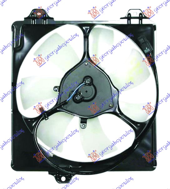 VENTILATOR KOMPLET KLIMA BENZIN-DIZEL TOYOTA RAV 4 (XA20) (2000-2005) (OEM: 1636128070, 1636328050, 16711-28180)