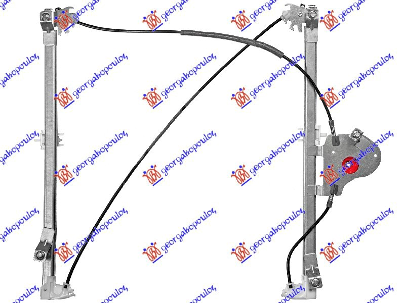 PODIZAC PRED. PROZ. ELEK. (BEZ MOT) A KV Desna str. BMW X5 (E53) (2000-2007) (OEM: 51338254912)