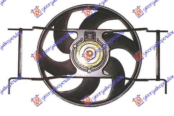 VENTILATOR KOMPLET JEDAN – A/C BENZIN CITROEN ZX (1991-1993) (OEM: 1253.30, 125330)