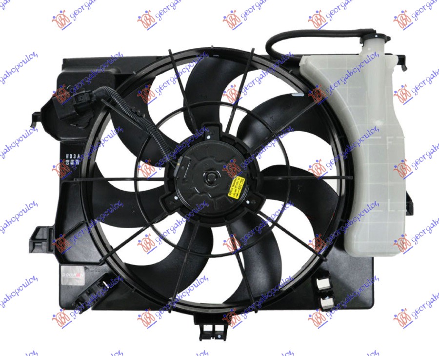 VENTILATOR KOMPLET BENZIN KIA RIO H/B (2014-2017) (OEM: 25380-1R050, 253801R050)