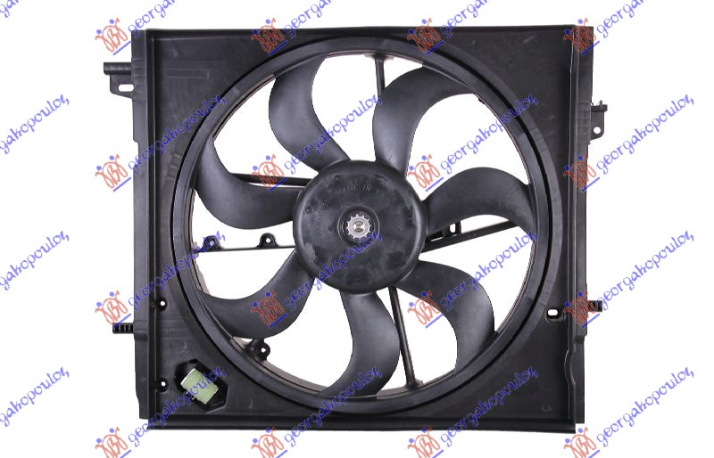 VENTILATOR KOMPLET BENZIN / DIZEL NISSAN X-TRAIL (2014-2017) (OEM: 21481-4EB0A, 214814BE0B, 214814EB0A)