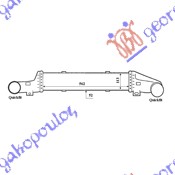 HLADNJAK INTERKULERA 2.0 – 2.2 – 2.7 CDi (56x113x50) MERCEDES E CLASS (W210) (1996-1999) (OEM: 2105001400)