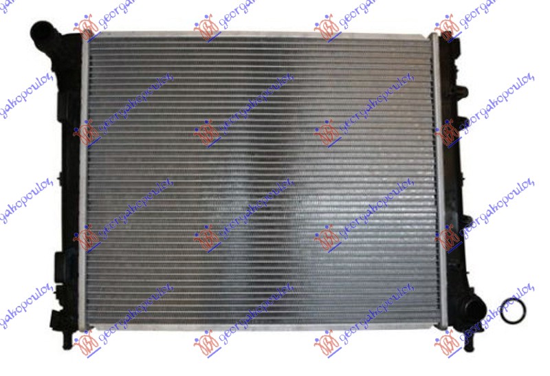 HLADNJAK MOTORA 0.9-1.0 8V (48×39.2×1.6) FIAT PANDA NEW (2012-) (OEM: 51892706, 51939066)