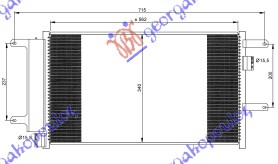 HLADNJAK KLIME 3.0 T.D (57×33.8×16) 03 – IVECO DAILY (2007-2011) (OEM: 504084147)