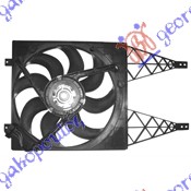 VENTILATOR KOMPLET BEN-DIZ (69×30) SKODA ROOMSTER-PRAKTIK (2006-2010) (OEM: 6Q0121206G, 6Q0121207L, 6Q0959455AD)