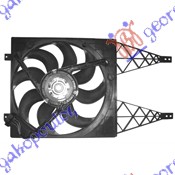 VENTILATOR KOMPLET BEN-DIZ (69×30) VW FOX (2005-2011) (OEM: 6Q0121206G, 6Q0121207L, 6Q0959455AD)