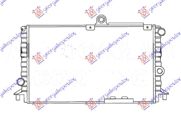 HLADNJAK 1.3 – 1.5Xcc (52×32) ALFA ROMEO ALFA 33 (1990-1995) (OEM: 60538379, 60578740)