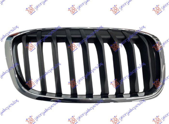 PVC MASKA (HROM/CRNA) (BASIC) Desna str. BMW SERIES 2 (F45/F46) ACTIVE/GRAN TOURER (2017-) (OEM: 51137467458)