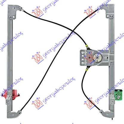 PODIZAC PREDNJEG PROZORA ELEKTRICNI BEZ MOTORA A KVALIT Leva str. CITROEN JUMPY (2007-2016) (OEM: 1440161380, 1499439080)