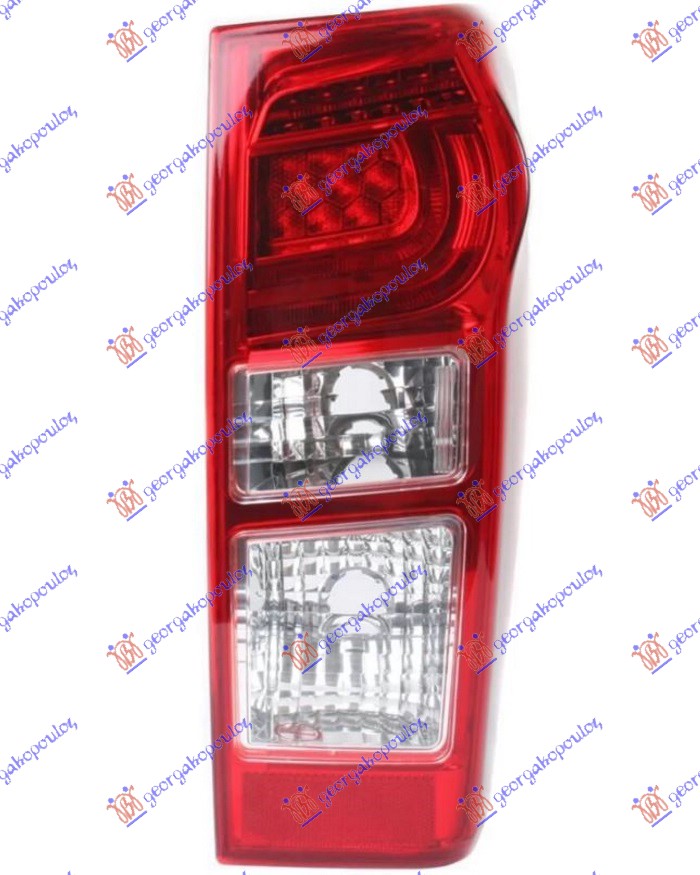 STOP LAMPA ZATAMNJENA LED (SA MAGLENKOM) Leva str. ISUZU P/U D-MAX (2016-2020) (OEM: 8-98233091-2, 8982330912)