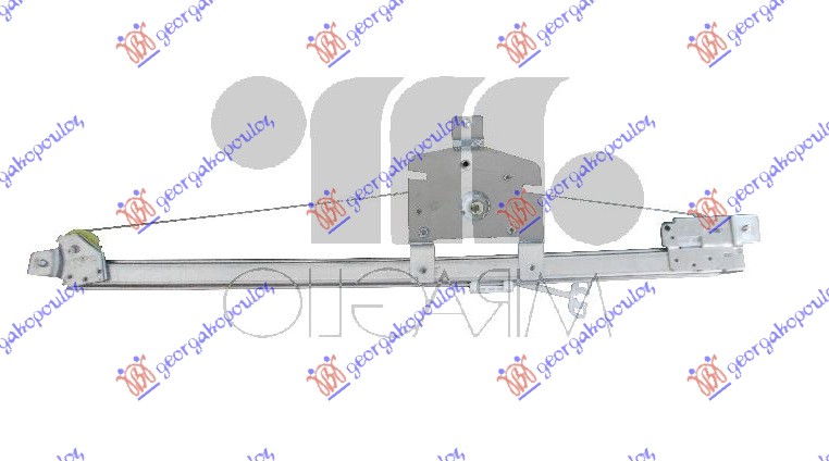 PODIZAC PREDNJEG PROZORA ELEKTRICNI (BEZ MOTORA) (A KV) Leva str. OPEL VIVARO (2014-2019) (OEM: 807210974R, 93867658DEL4407557)