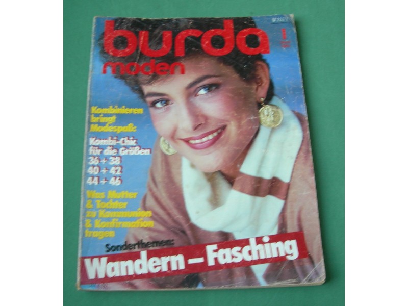 Burda, januar 1984., Nemački