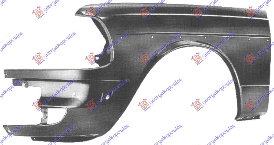 BLATOBRAN Leva str. MERCEDES E CLASS (W123) (1976-1982) (OEM: 1238800518, A1248800518)