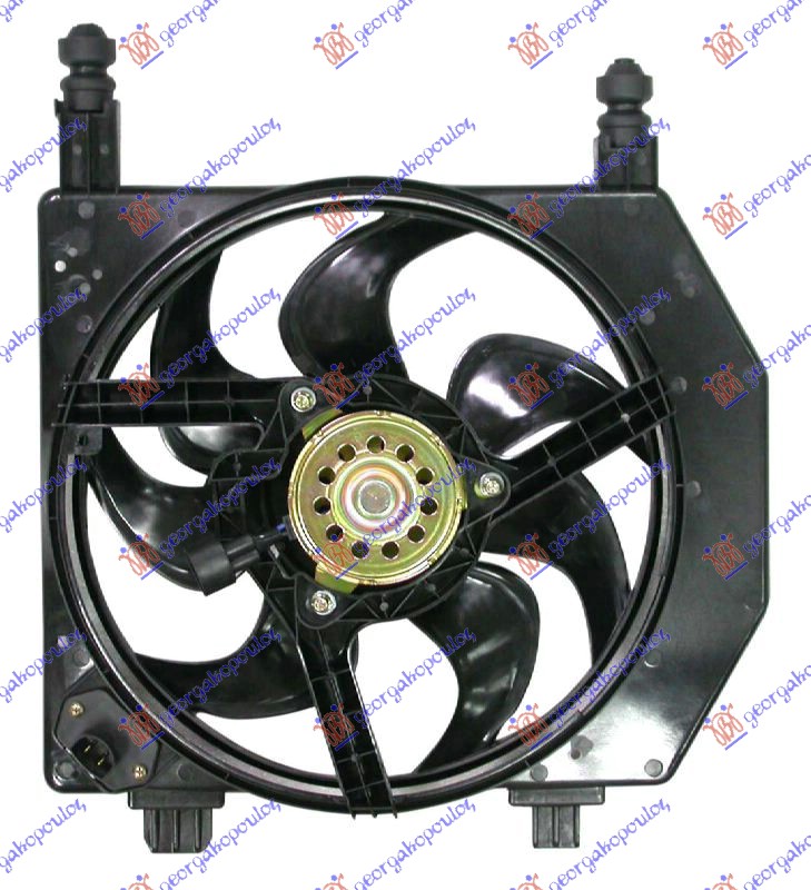 VENTILATOR KOMPLET (BENZIN-DIZEL) +A/C FORD FIESTA (1999-2002) (OEM: 1089652)