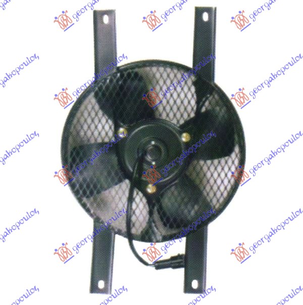 VENTILATOR KLIME KOMPLET 28cmBEN-DIZ SUZUKI VITARA 2D (1989-1998) (OEM: 95320-60A40, 9532060A40)