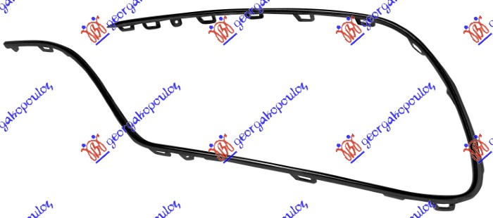 LAJSNA RESETKE PREDNJEG BRANIKA CRNA S63/S65 AMG Leva str. MERCEDES S CLASS (W222) (2017-2020) (OEM: 2228850901)