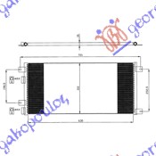 HLADNJAK KLIME 2.8 D/TDi (64x31x16) 03 – IVECO DAILY (2007-2011) (OEM: 504022601)