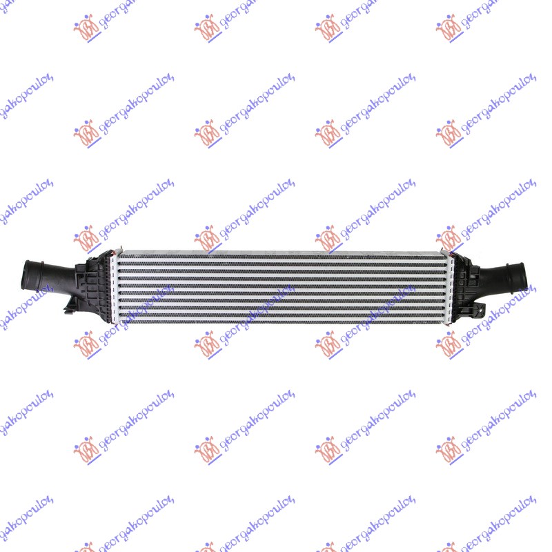 HLADNJAK INTERCOOLER 1.8-2.0 BEN 2.0 DIZ 665×135 AUDI Q5 (2008-2012) (OEM: 8K0145805G, 8K0145805P)