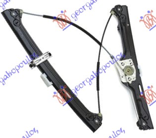 PODIZAC PREDNJEG PROZORA ELEKTRICNI BEZ MOTORA Desna str. BMW X5 (E70) (2007-2010) (OEM: 51337166380)