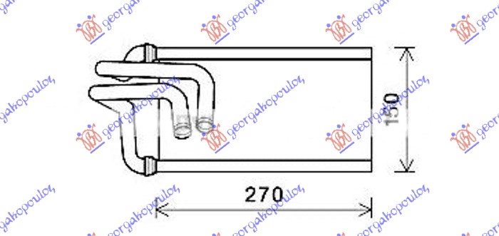 GREJAC KABINE (BR) (141x261x26) JEEP WRANGLER 2/4D (2007-2018) (OEM: 68004193AA, 68004193AB)