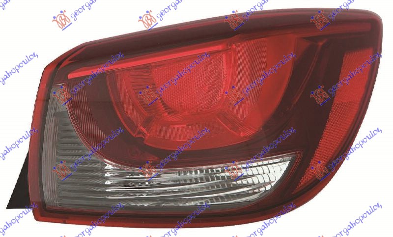 STOP LAMPA SPOLJASNJA Desna str. MAZDA 2 (2014-2020) (OEM: D09K-51-150C, D09K-51-150D, D09K51150C)