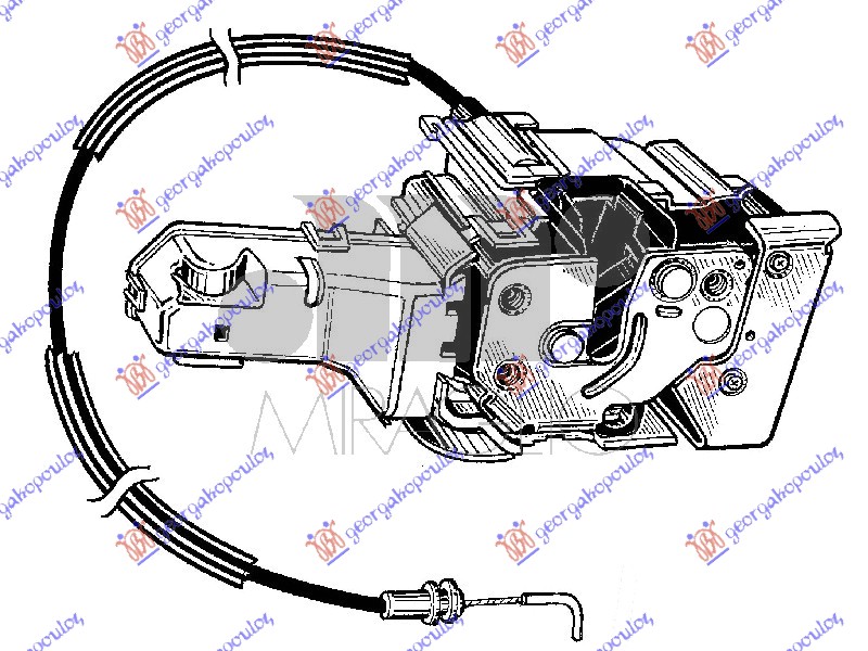 BRAVA PRENJIH VRATA CENTRALNO ZAKLJUCAVANJE (5PIN) Desna str. ALFA ROMEO MITO (2008-) (OEM: 50509153, 0050522847)