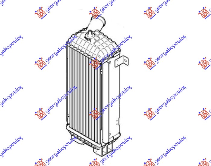 HL. INTERKUL. 1.6 DIZ (350×157) (50/50) HYUNDAI TUCSON (2018-2020) (OEM: 28271-2U200, 282712U200)