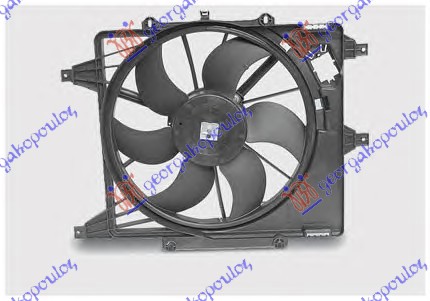 VENTILATOR BENZIN (38cm) KLIZNO-NA SRAF RENAULT CLIO (1998-2001) (OEM: 7701048284)