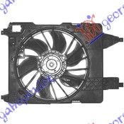 VENTILATOR KOMPLET BENZIN-DIZEL RENAULT MEGANE SDN-H/B-L/B (2002-2005) (OEM: 7701044185, 7701051495, 7701054966)