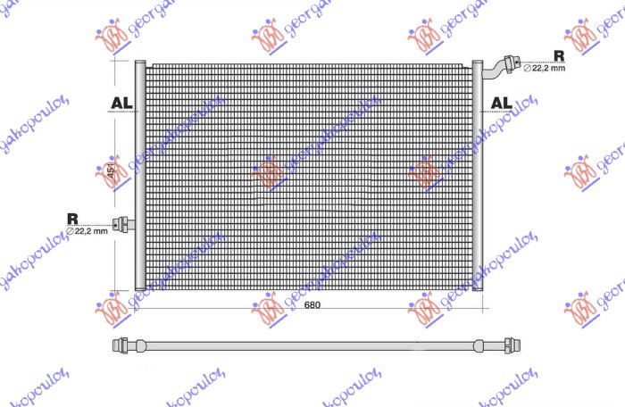 HLAD.DODAT 1.6-2.0-2.2-3.0BEN 1.6-2.2DIZ MERCEDES C CLASS (W205) COUPE/CABRIO (2015-2018) (OEM: 0995002003, A0995002003)