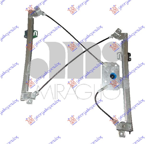 PODIZAC PREDNJEG PROZORA ELEKTRICNI (BEZ MOTORA) A KV Desna str. RANGE ROVER EVOQUE (2011-2015) (OEM: LR067998)