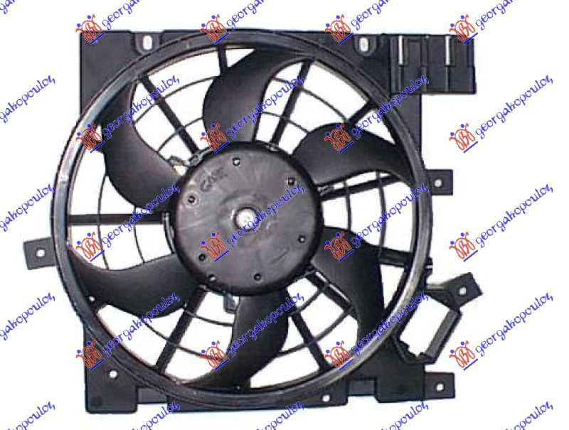 VENTILATOR KLIME 1.3-1.7-1.9CDTI-2.0 OPC OPEL ZAFIRA (2005-2012) (OEM: 1314559, 1341378)