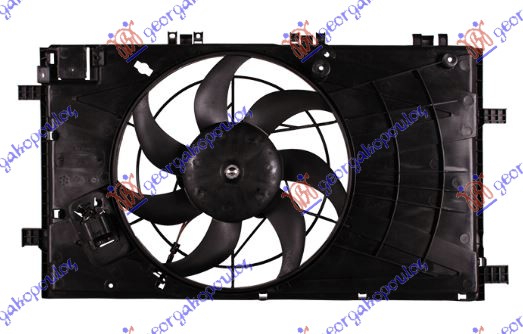 VENTILATOR KOMPLET 1.6i16V TURBO (A16LET) OPEL INSIGNIA (2008-2013) (OEM: 1341955, 13286333)